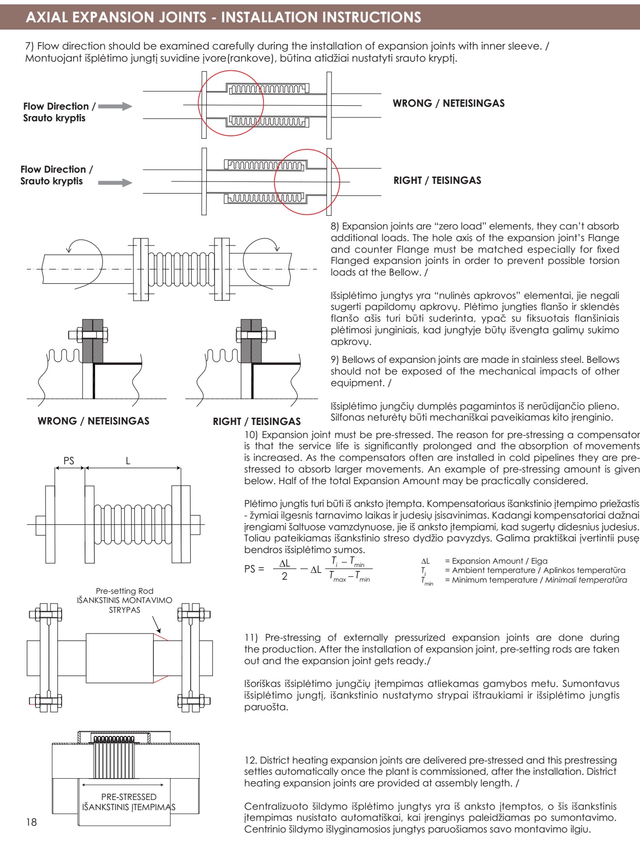 30-60 mm Axial Expansion Joint with Welded End: Elega