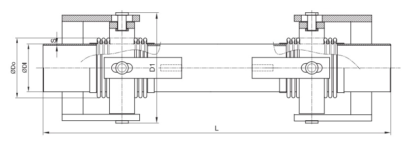 Standard Double Gimbal Expansion Joints, welded: Elega