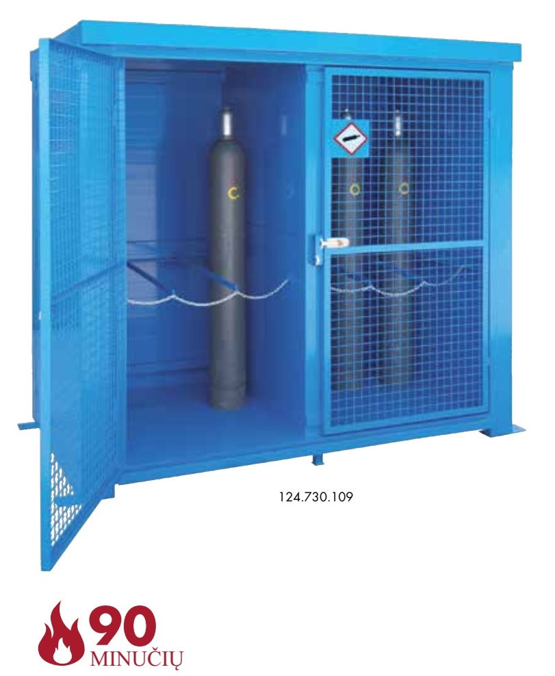 Compressed Cylinder Storage Racks GFL F90 Gas Storage For Gas