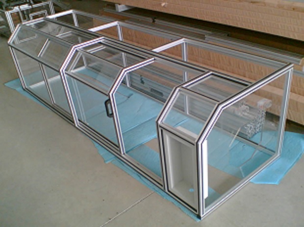 45 degree aluminum profile 40x45 mm: Elega
